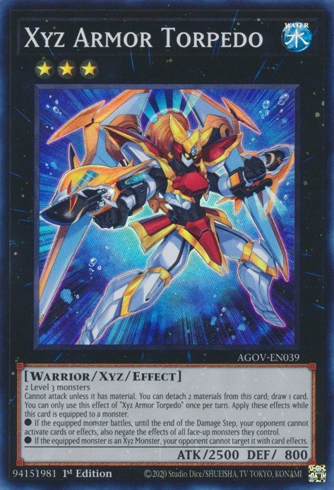 Xyz Armor Torpedo (AGOV-EN039) - 1st Edition