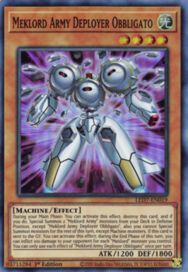 Meklord Army Deployer Obbligato (LED7-EN019)